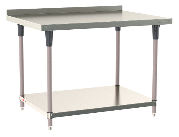 Metro TableWorx Stainless-Steel Laboratory Work Tables with Bottom ...