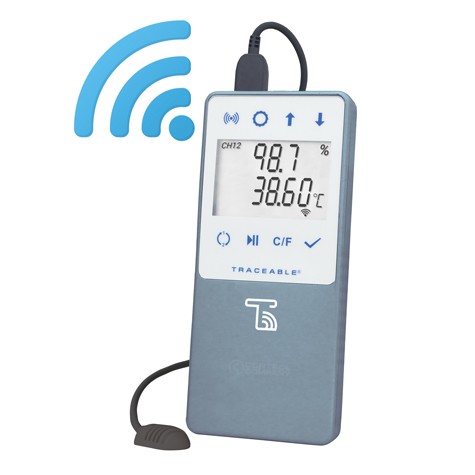 Traceable® Temperature/Humidity WIFI Data Logger Compatible w ...