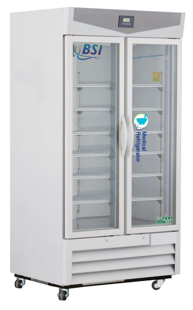 BSI Prime Series Hinged Glass Door Pharmacy Vaccine Refrigerator | 36 ...