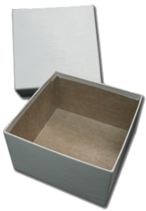 Standard White 3" Fiberboard Boxes Without Dividers (Qty of 50 ...
