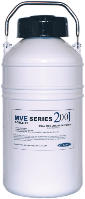 LAB 10 Aluminum Cryogenic Dewar (10L) - Biomedical Solutions, Inc. (BSI)