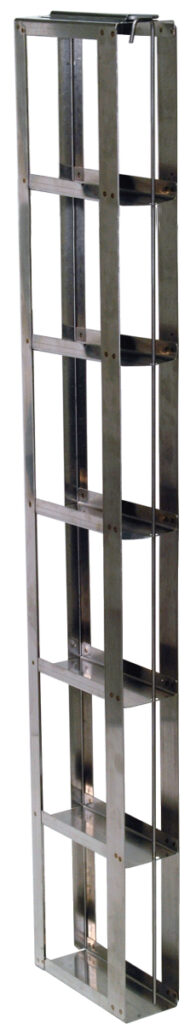 Slim Vertical Storage Racks for Standard 2" Boxes- Rack Only - 6 Boxes ...