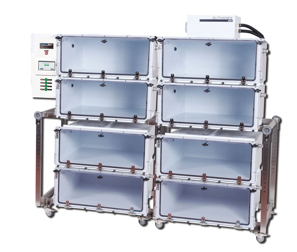 E-Z Systems TSVF-8 Multi-Level Selection Eight Chamber Rack (160 Cage ...