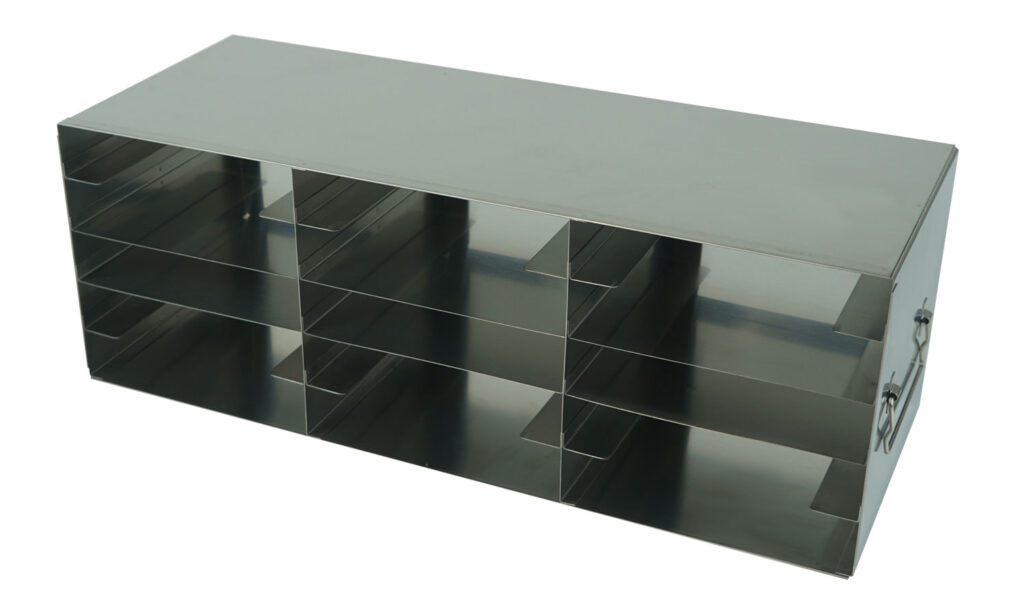 Upright Freezer Rack for 100-Place Slide Boxes | 2 Deep x 5 High | 10 ...