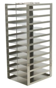 Vertical Freezer Rack for 100-Place Slide Boxes | 12 Boxes High ...