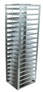 Vertical Freezer Rack for 100-Place Slide Boxes | 18 Boxes High ...